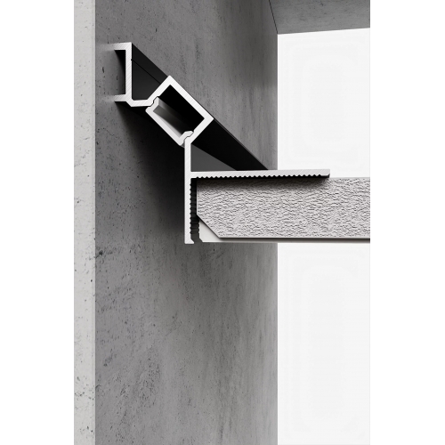 Shadow profile for ceiling with recess for lighting 4. type, 1 metre ...
